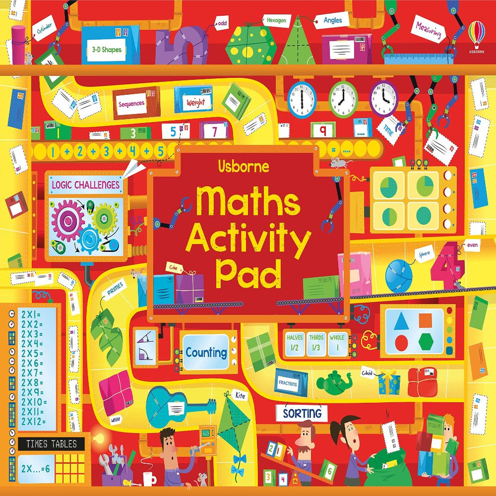 Usborne Maths Activity Pad — Toycra