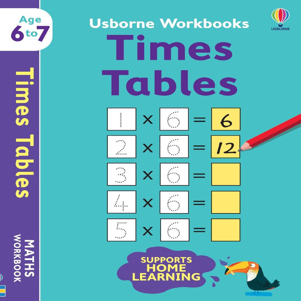 Usborne Workbooks Times Tables ( Age : 6 to 7 ) — Toycra