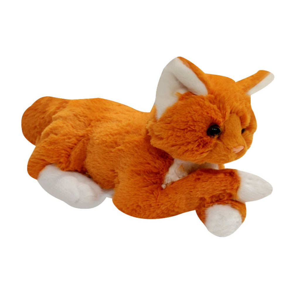 Wild Republic Mini Orange Longpile Cat — Toycra