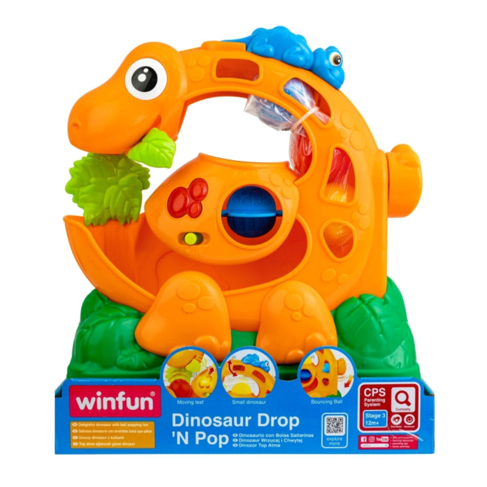 Winfun Dinosaur Drop 'N Pop — Toycra