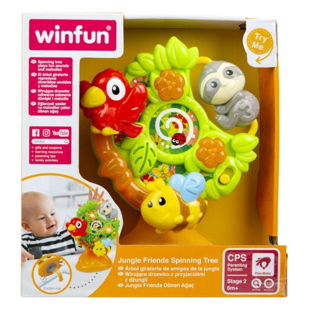 Winfun Jungle Friends Spinning Tree — Toycra