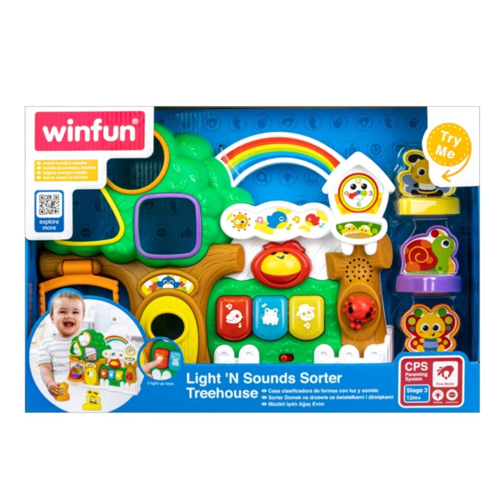 Winfun Light 'N Sounds Sorter Treehouse — Toycra