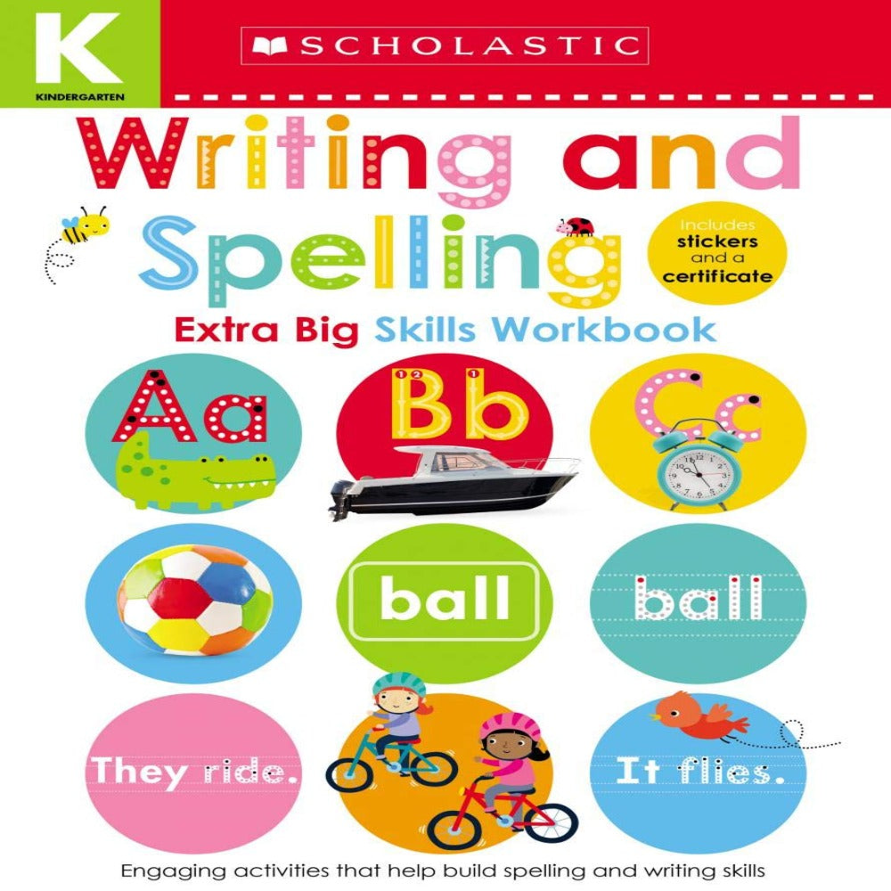 Writing And Spelling Kindergarten Workbook — Toycra