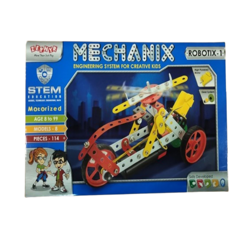 Zephyr Mechanix Motorized Robotix Construction Set — Toycra