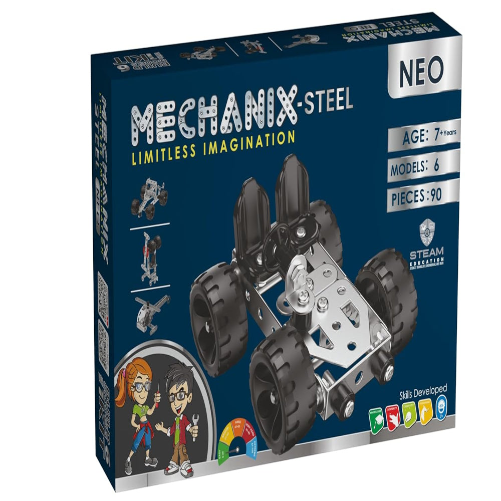 Zephyr Mechanix Steel Neo Engineering STEAM Education, Building and Co — Toycra