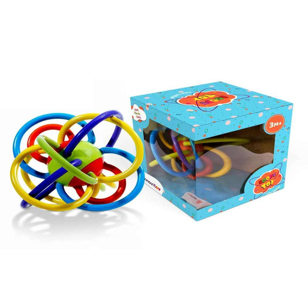 innovitoy Loopitoy Tube Teether - Multi Color — Toycra