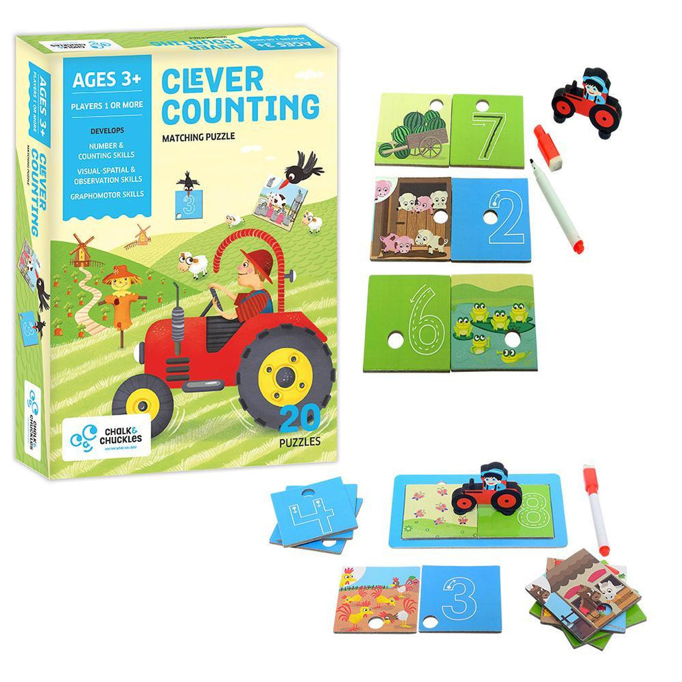 Chalk & Chuckles Clever Counting — Toycra