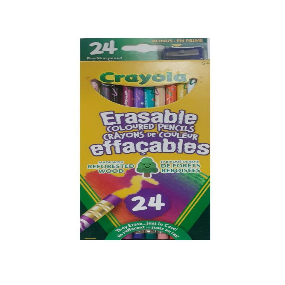 Crayola Erasable Colored Pencils 24 ct. — Toycra