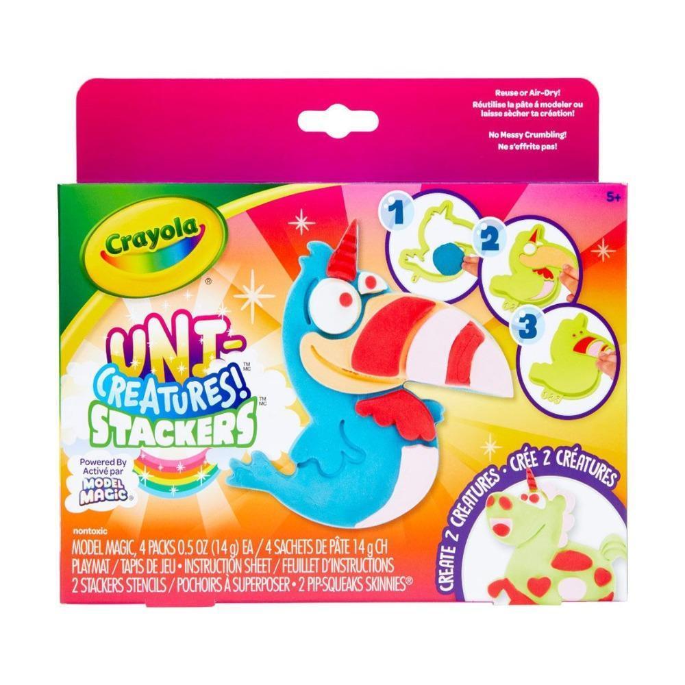 Crayola Model Magic Uni-Creatures Stackers Craft Kit — Toycra