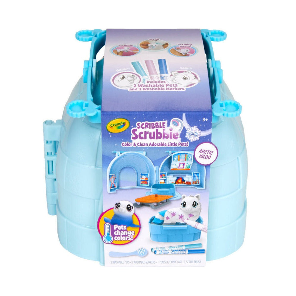 Crayola Scribble Scrubbie Pets Arctic Igloo Playset — Toycra