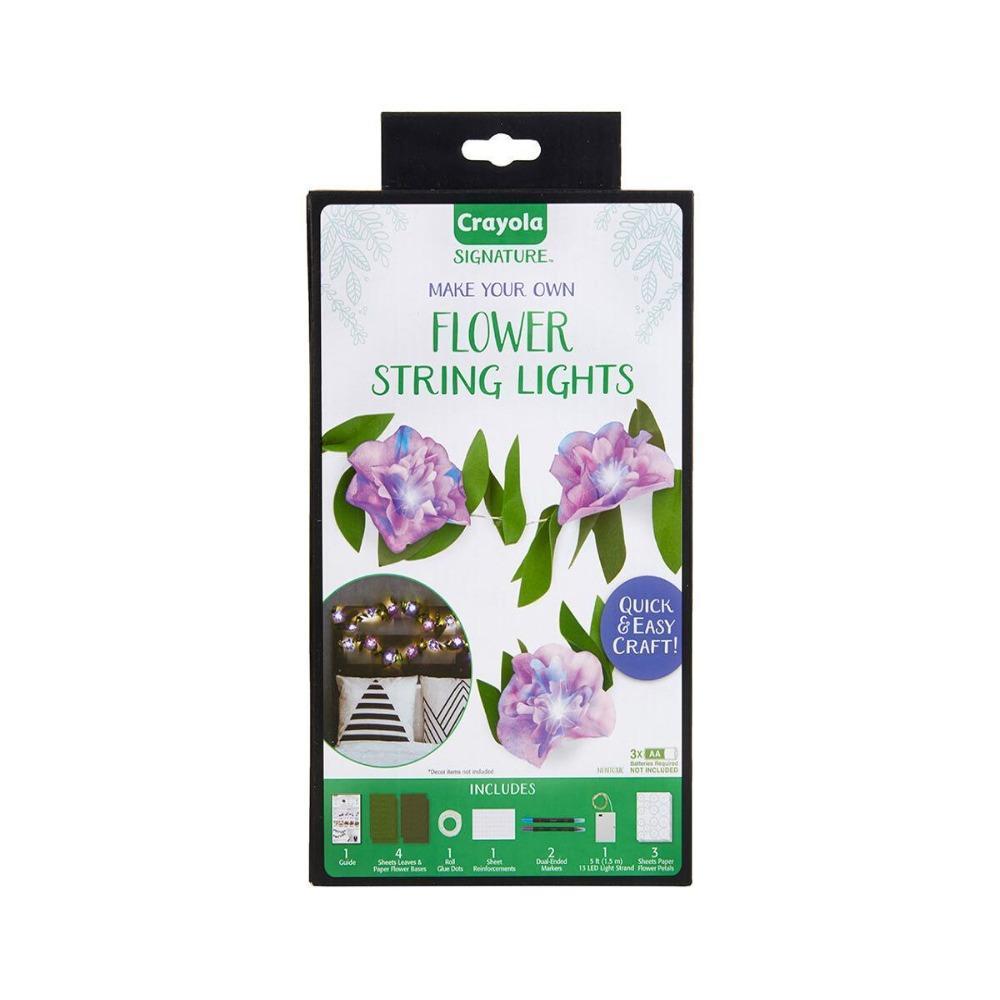 Crayola Signature Flower String Lights Craft Kit — Toycra