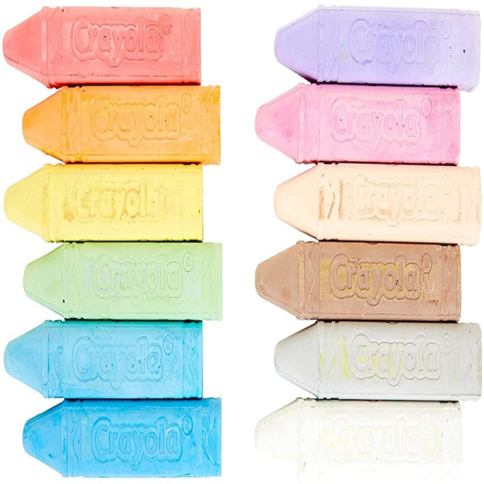 Crayola Washable Sidewalk Chalk 12 Ct. — Toycra