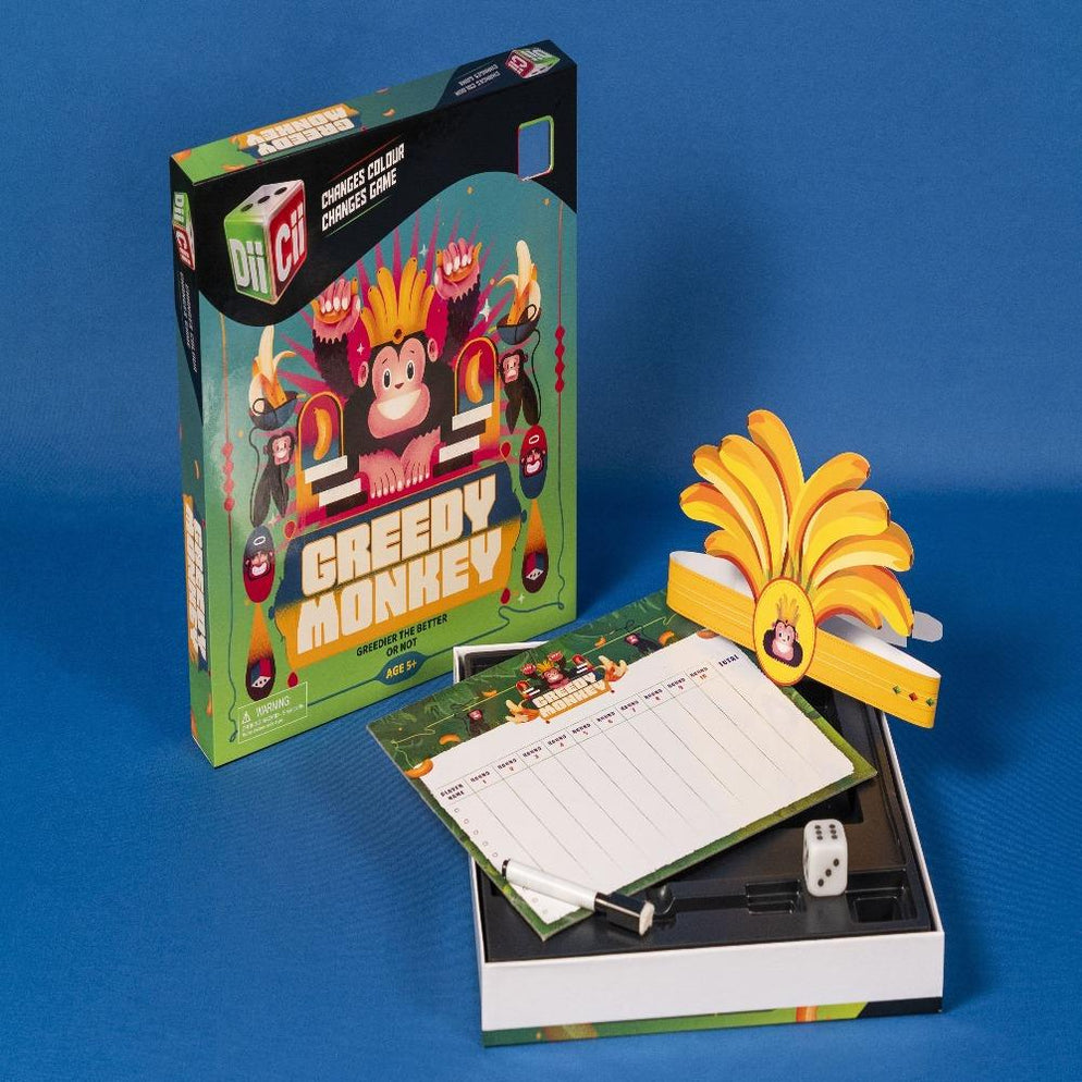 Diicii Greedy Monkey Novelty Dice Game — Toycra