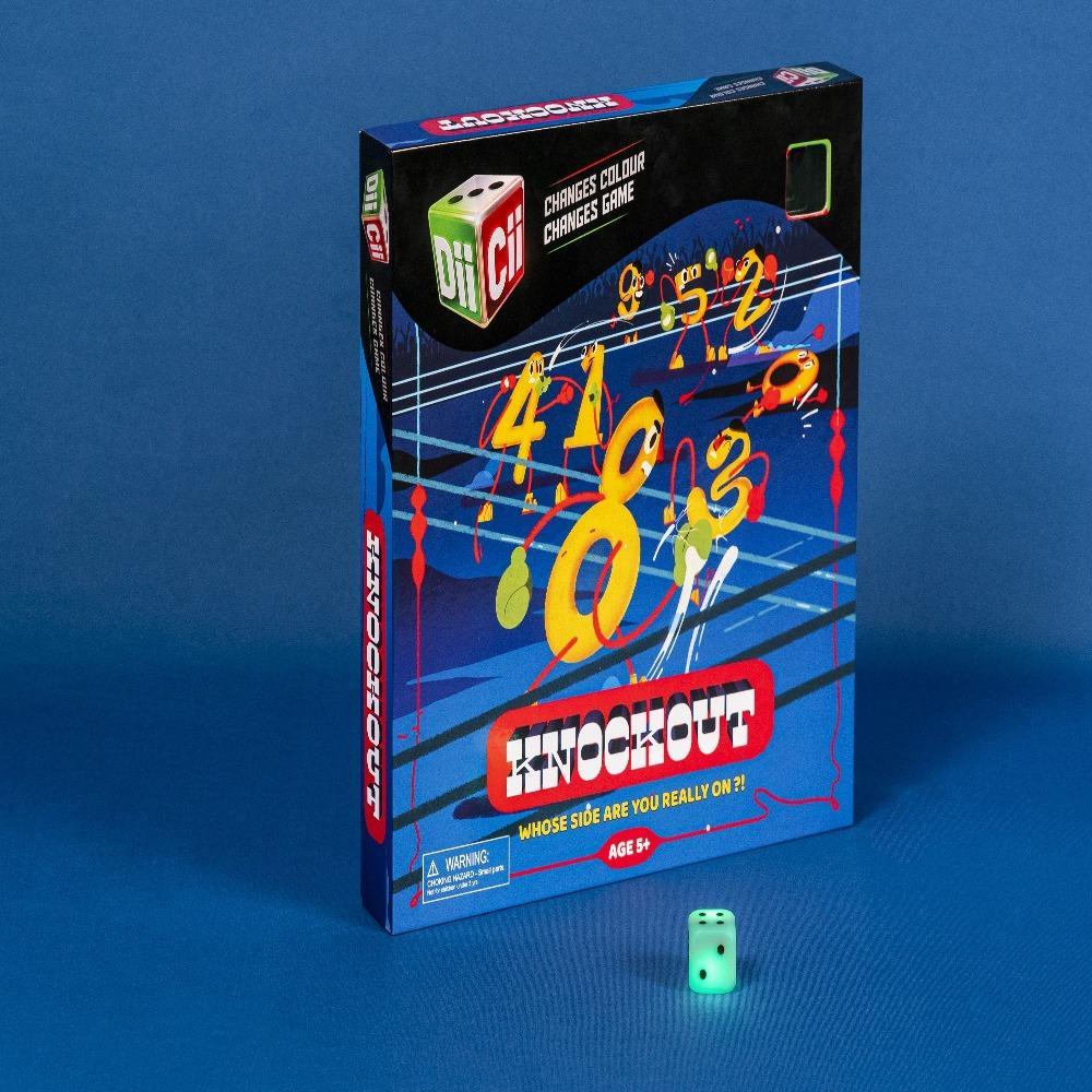 Diicii Knock Out Novelty Dice Game — Toycra