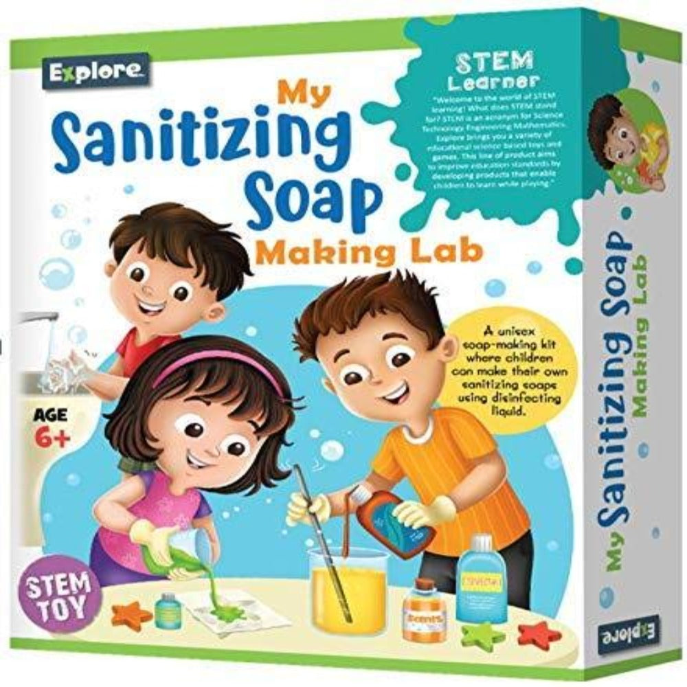 Explore My Sanitizing Soap Making Lab — Toycra