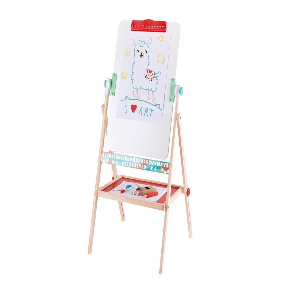 Hape Standing Flip Flat 2 Sided Folding Easel — Toycra