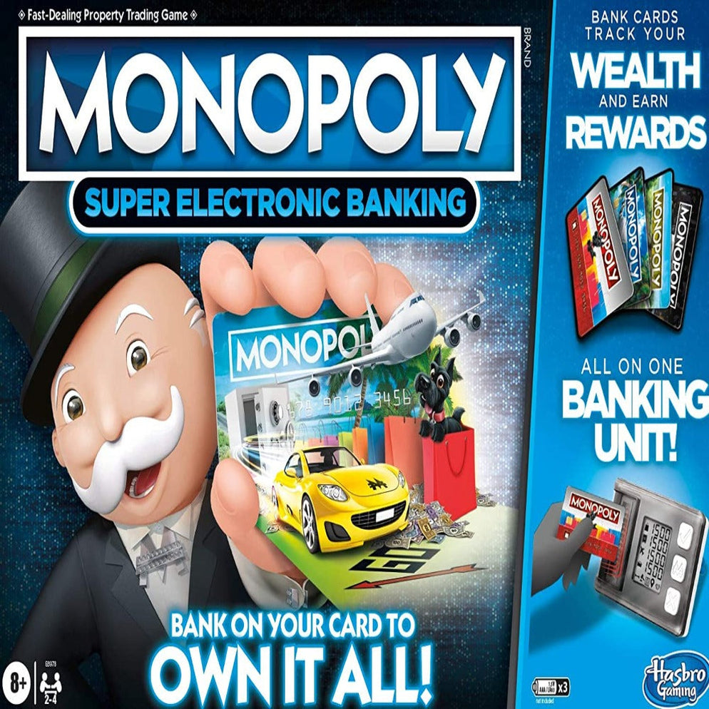 Hasbro Monopoly Super Electronic Banking — Toycra
