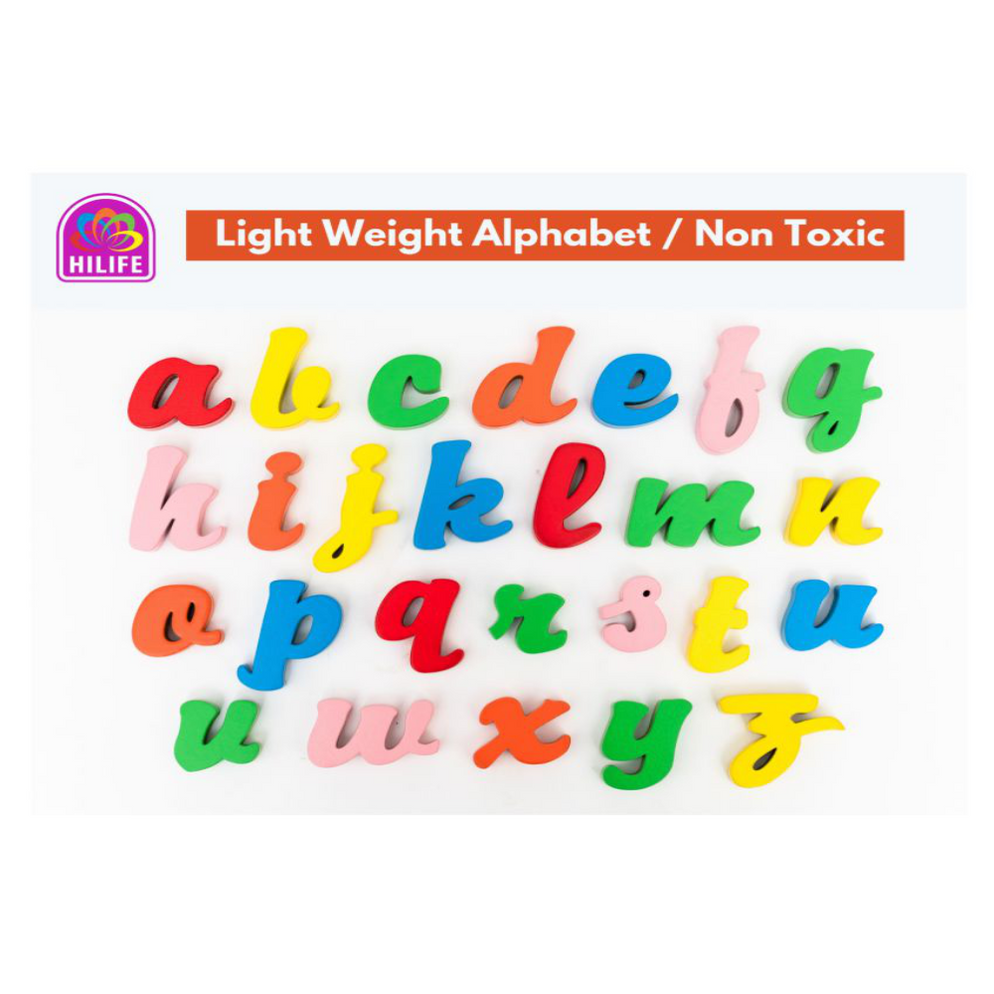 Hilife English Alphabet Puzzle 3-Layers Cursive Writing — Toycra