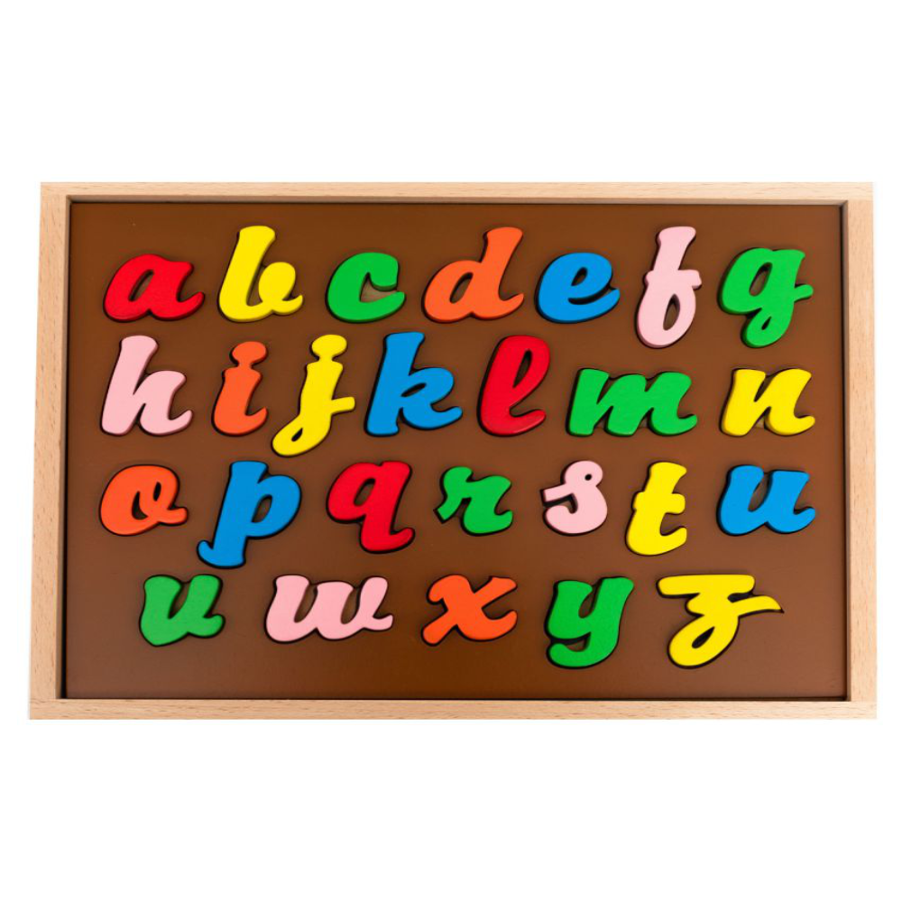 Hilife English Alphabet Puzzle 3-Layers Cursive Writing — Toycra