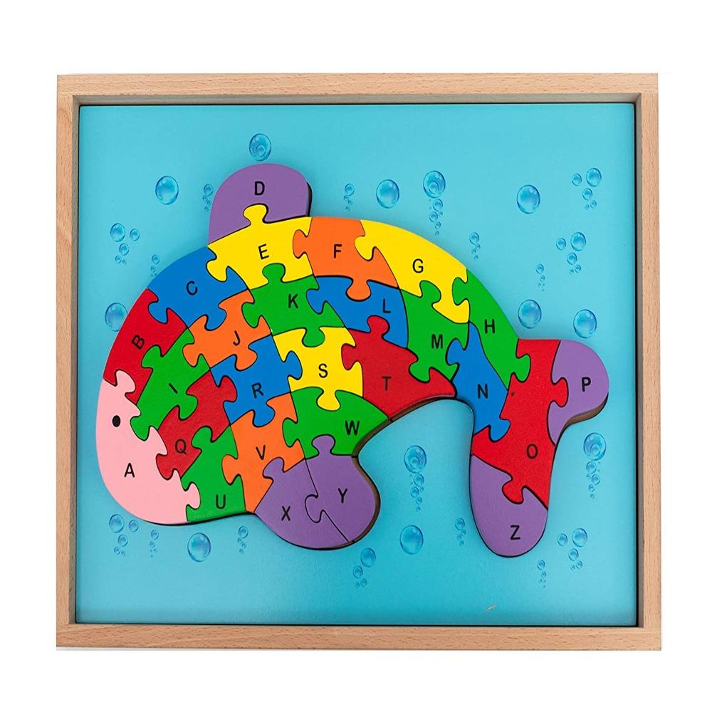 Hilife Fish Alphabet Puzzle — Toycra