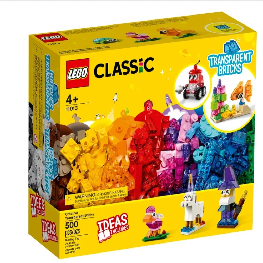 LEGO 11013 Classic Creative Transparent Bricks (500 pcs) — Toycra