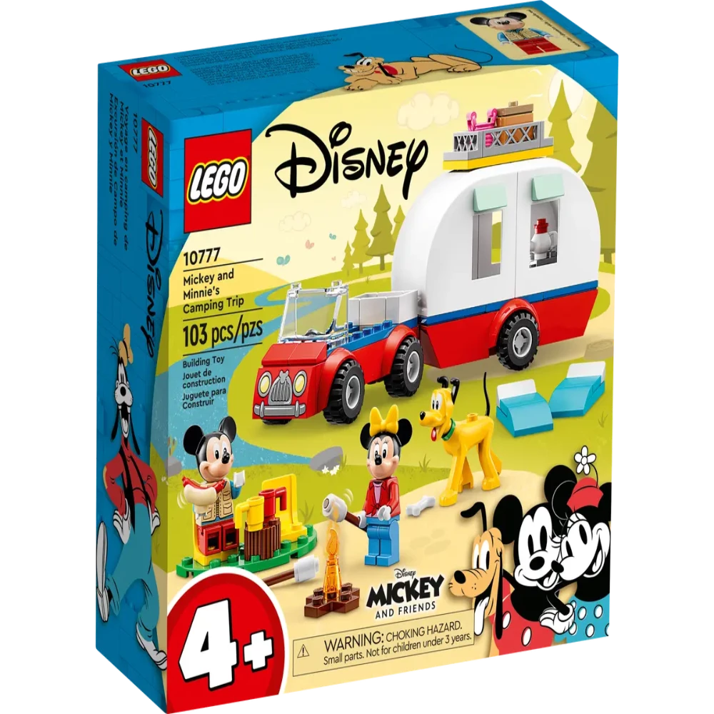 LEGO 10777 Mickey And Friends Mickey Mouse And Minnie Mouse's Camping ...