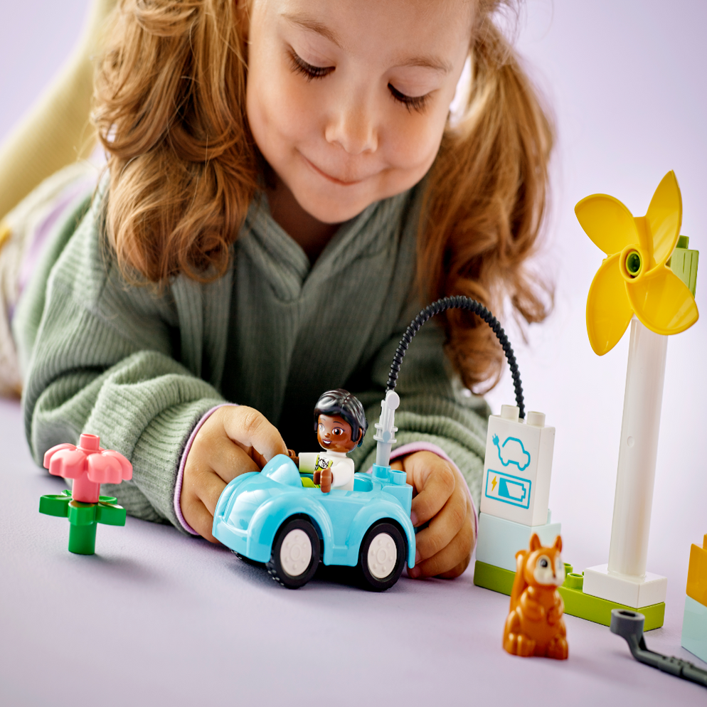 LEGO 10985 Duplo Wind Turbine And Electric Car — Toycra
