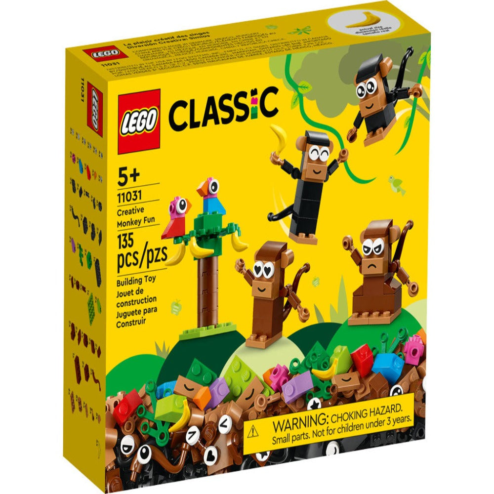 LEGO 11031 Classic Creative Monkey Fun (135 pcs) — Toycra