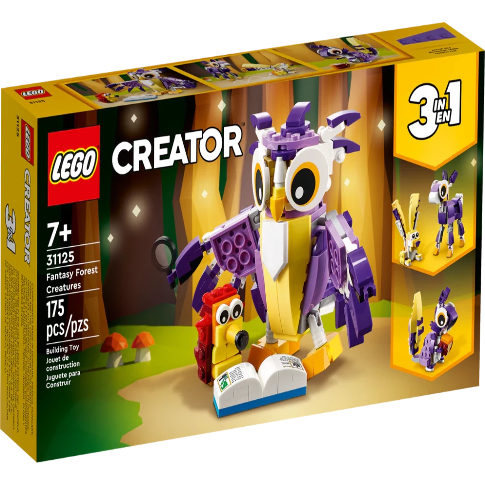 LEGO 31125 Creator 3in1 Fantasy Forest Creatures -175 Pieces — Toycra