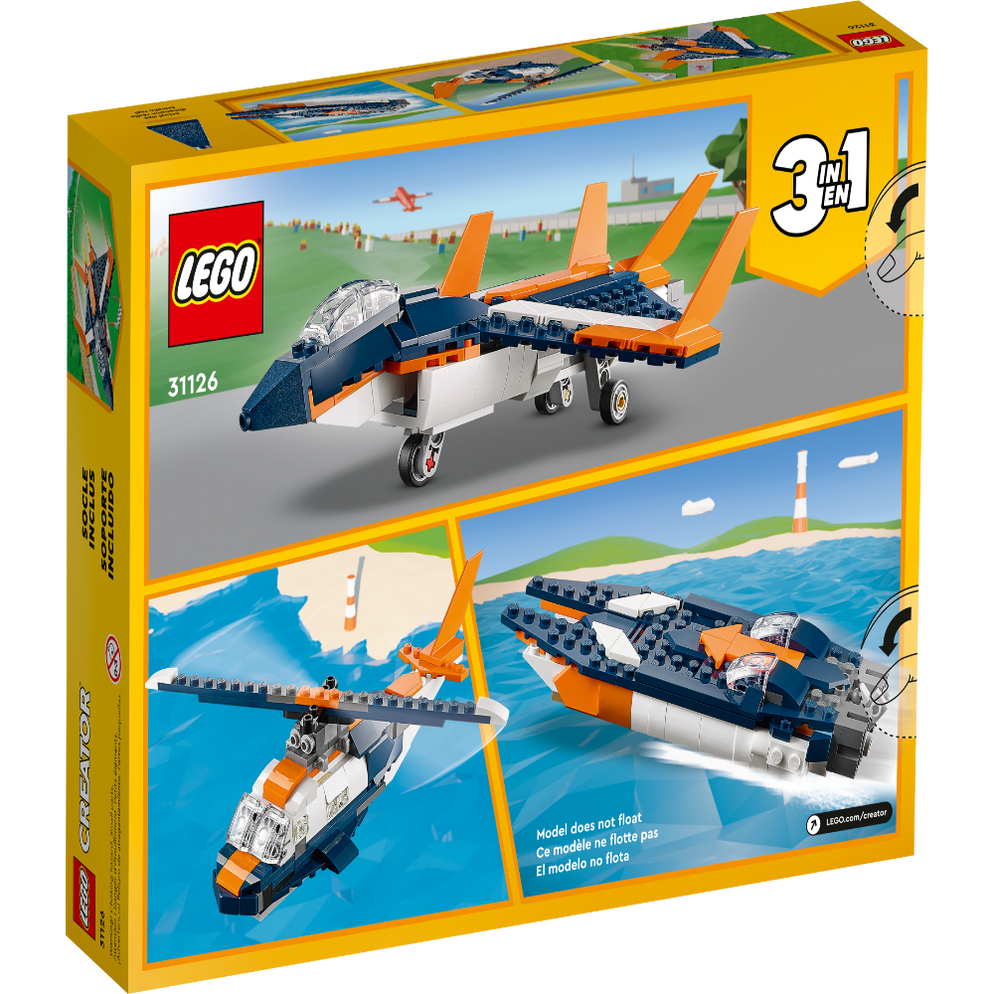 LEGO 31126 Creator 3in1 Supersonic-Jet -215 Pieces — Toycra