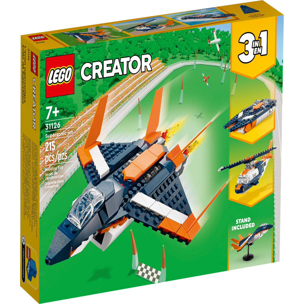 LEGO 31126 Creator 3in1 Supersonic-Jet -215 Pieces — Toycra