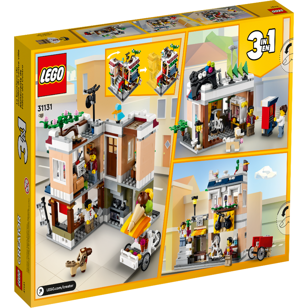 LEGO 31131 Creator 3in1 Downtown Noodle Shop - 569 Pieces — Toycra