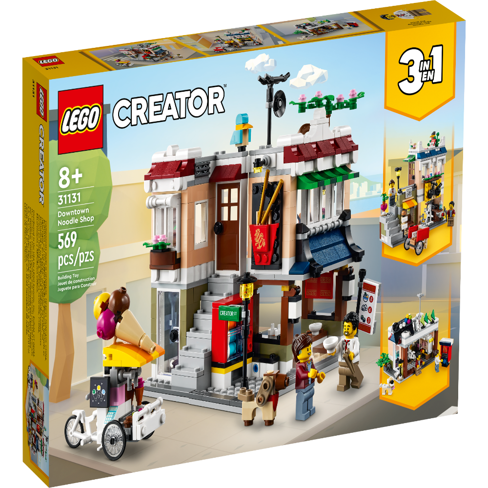 LEGO 31131 Creator 3in1 Downtown Noodle Shop - 569 Pieces — Toycra