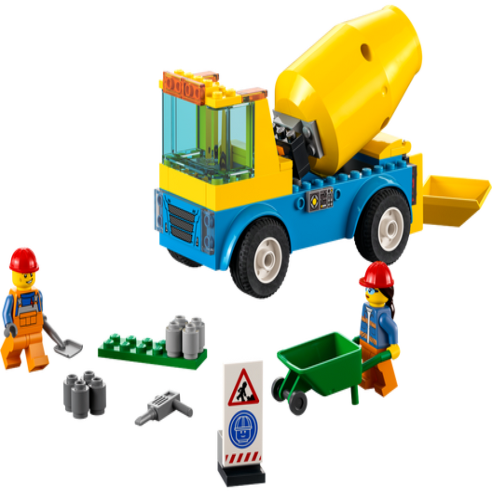 LEGO 60325 City Cement Mixer Truck — Toycra