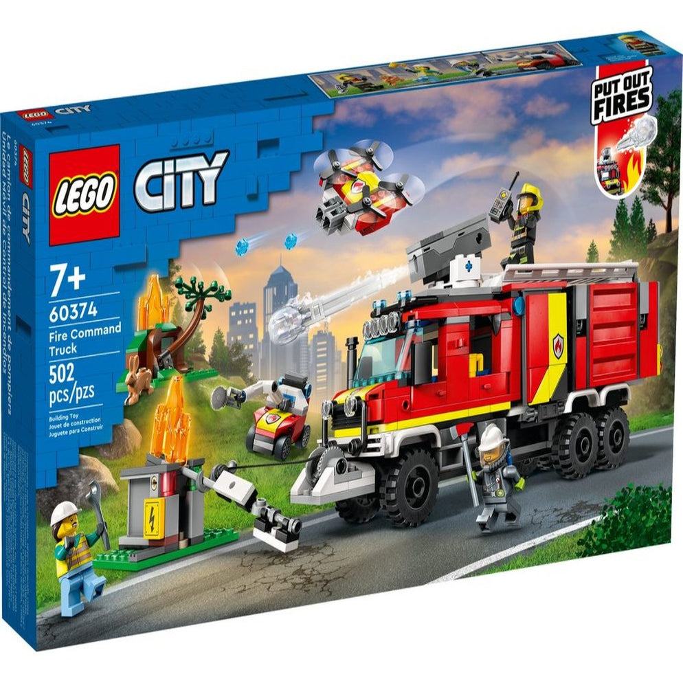 LEGO City 60374 Fire Command Truck — Toycra