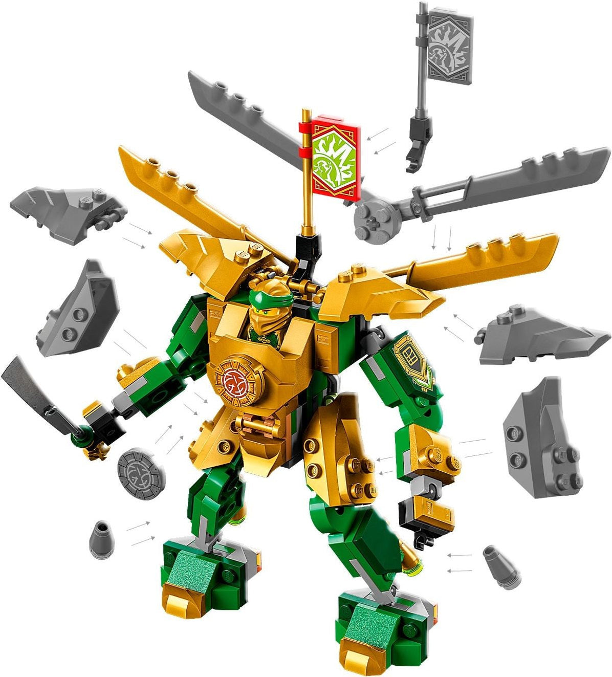 LEGO Ninjago 71781 Lloyd’s Mech Battle EVO — Toycra