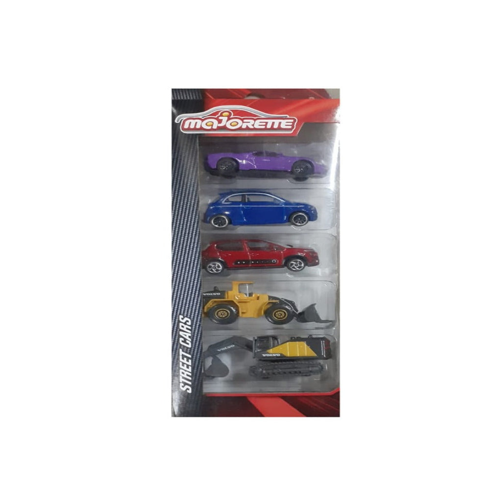 Majorette 5 Piece Street Cars Set — Toycra