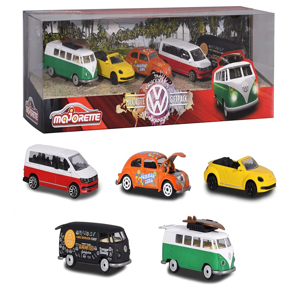 Majorette VW The Original 5 Pieces Git Pack — Toycra