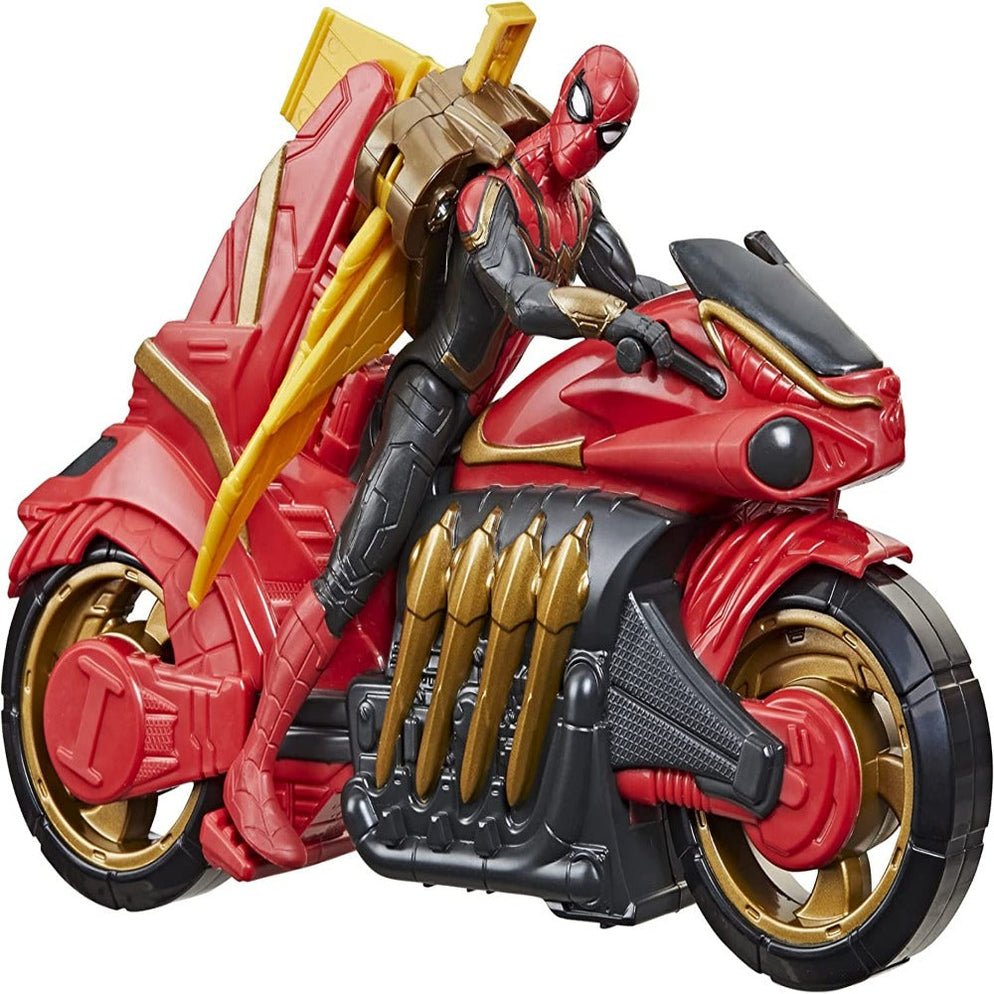 Marvel Spider-Man Jet Web Cycle Vehicle Figure — Toycra