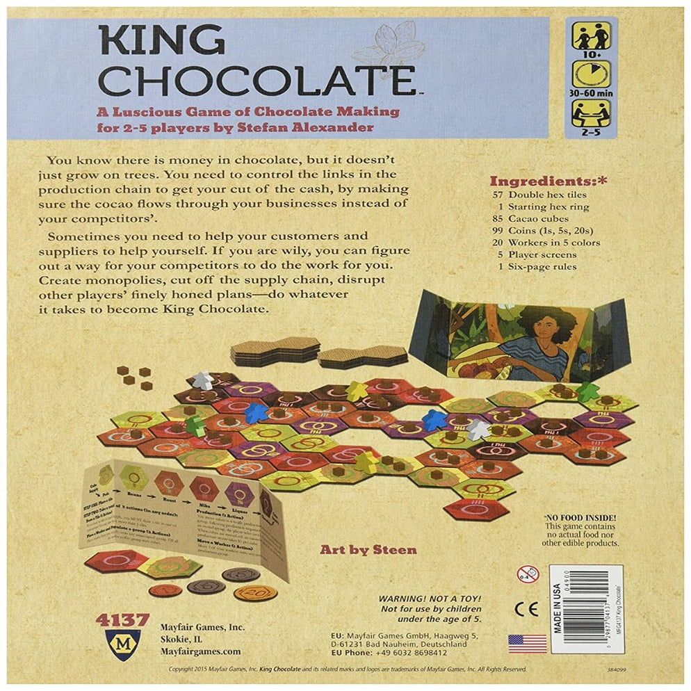 Mayfair Games King Chocolate Board Game — Toycra