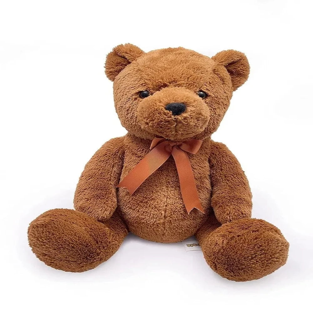 Mirada 35cm Sitting Bear Choco Brown — Toycra