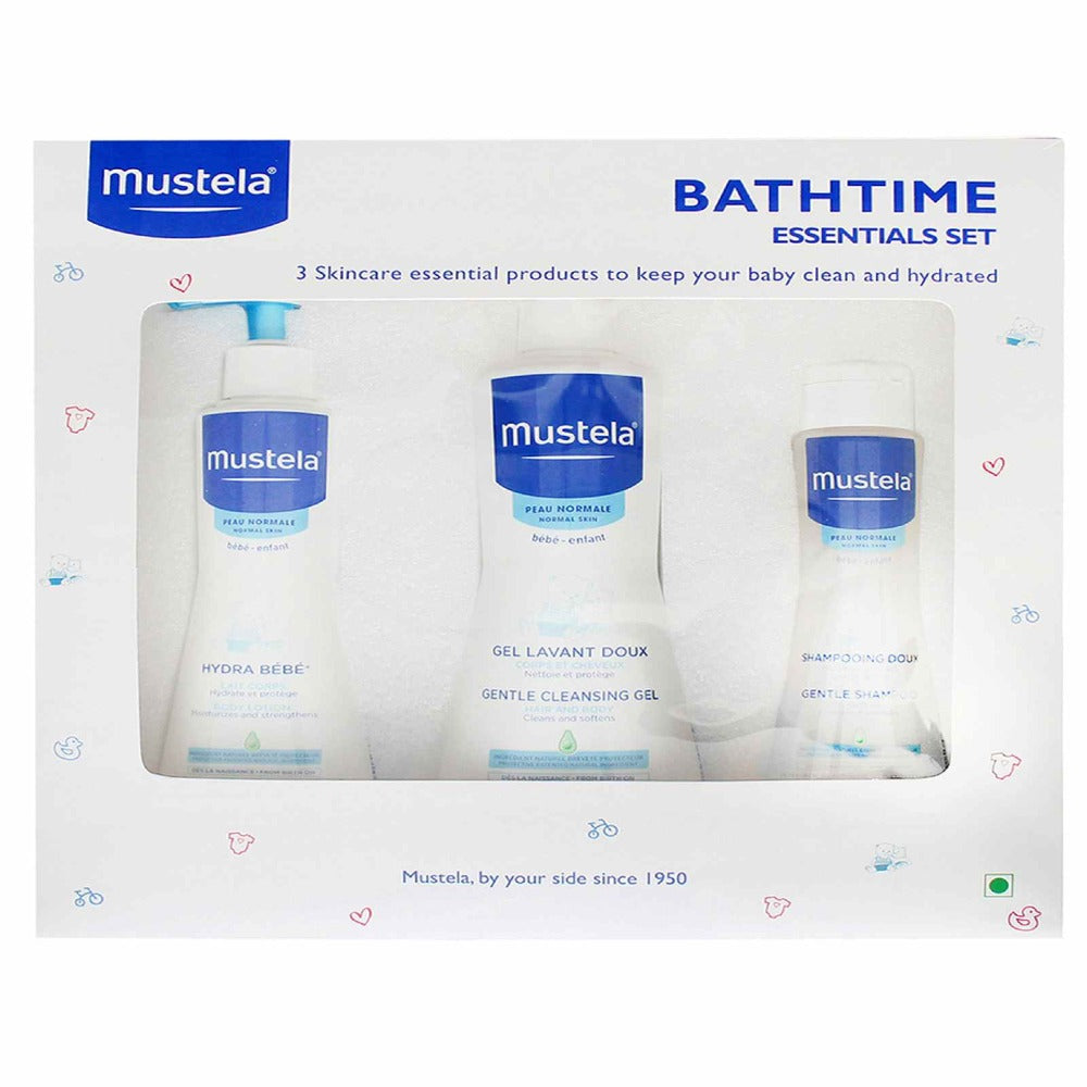 Mustela Bathtime Essential Set - 3 Pieces — Toycra
