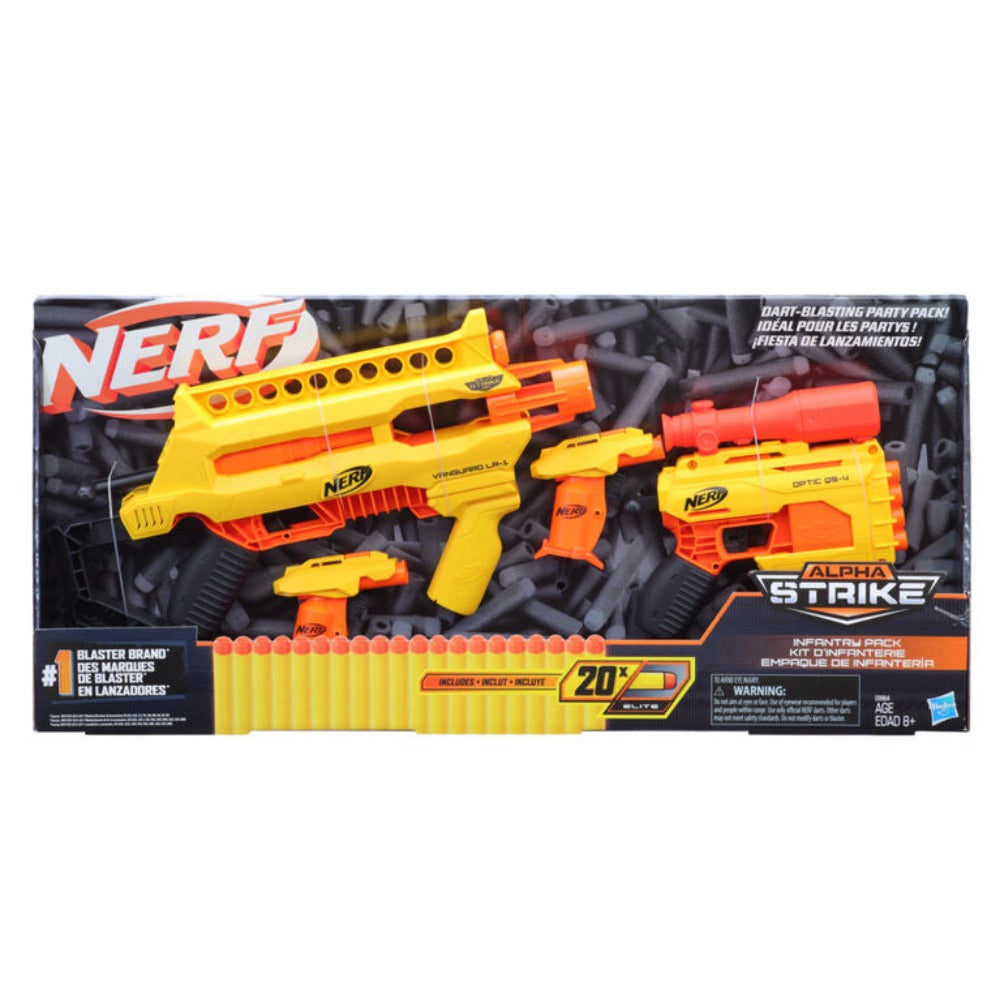 Nerf Alpha Strike Infantry Pack, 24-Piece Set — Toycra