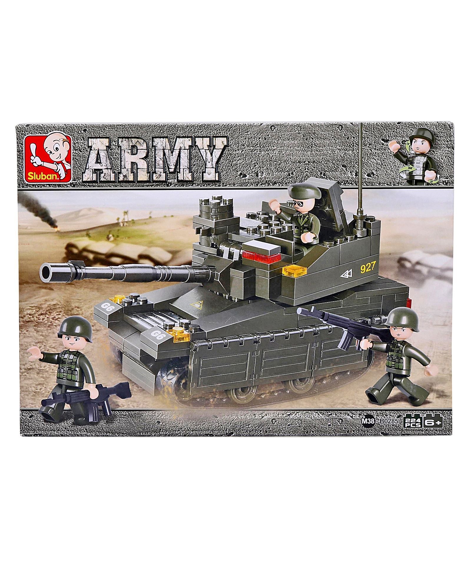 Sluban M38-B0285 Leopard 2A6M Main Battle Tank Building Block Set - 22 ...
