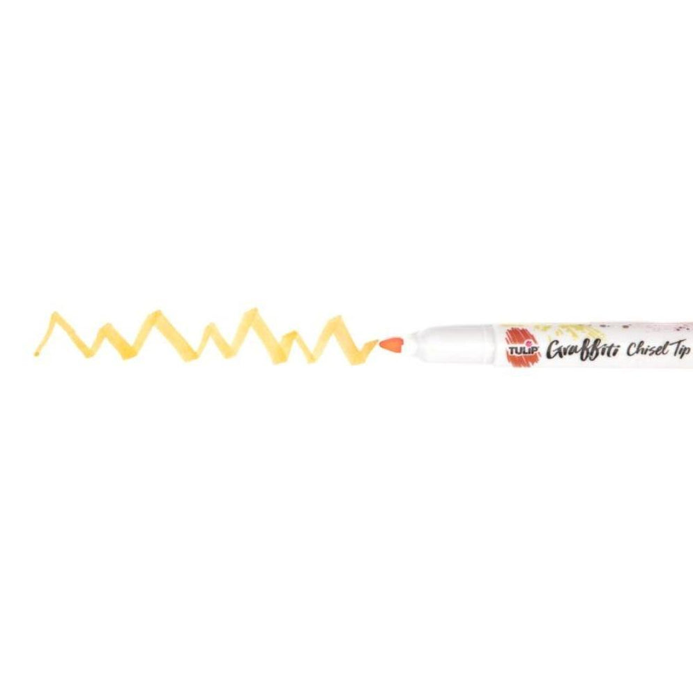 Tulip Graffiti Chisel Tip Fabric Markers 6 Pack — Toycra