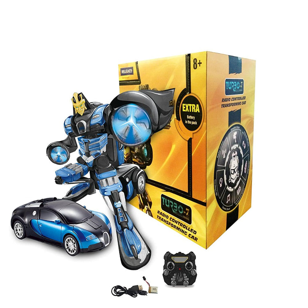 TurboZ Remote Control Changing Robot City Car — Toycra